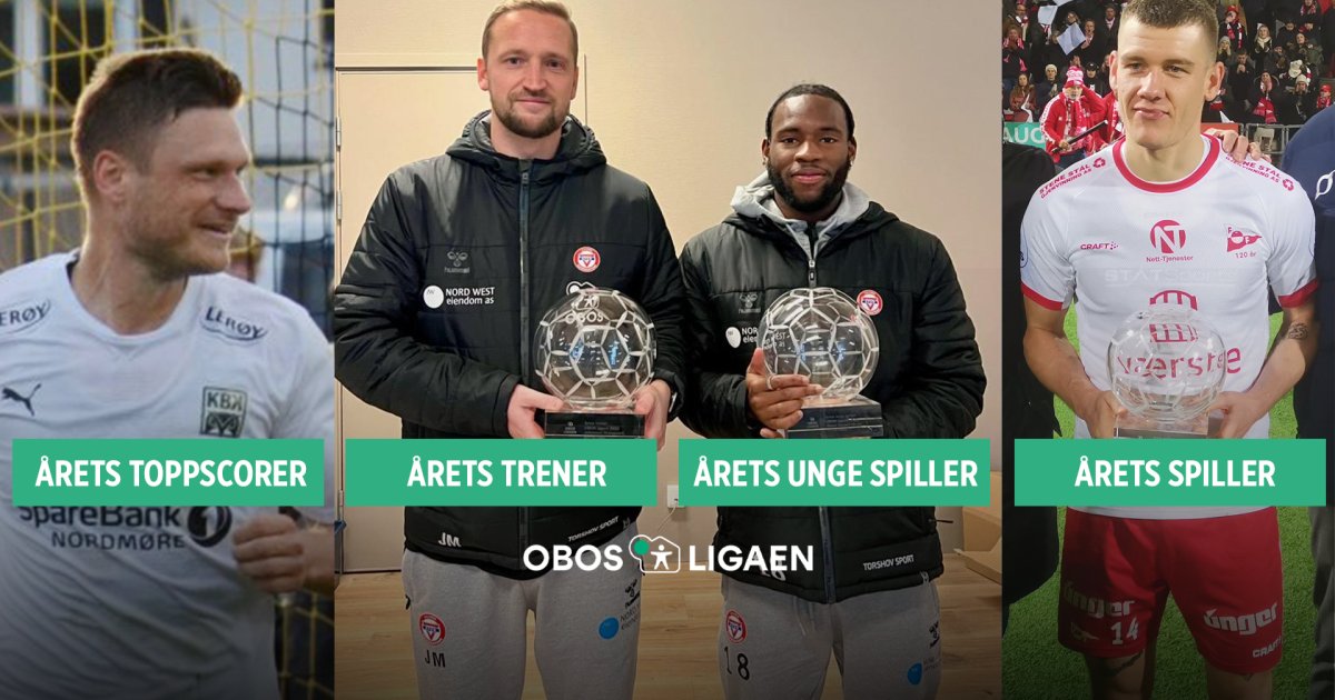 Disse vant de gjeve prisene 2023 / OBOS-ligaen